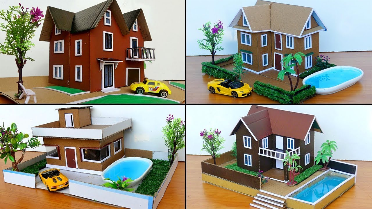 Making 6 Amazing Mansion Villa House from Cardboard #97 Compilation ...