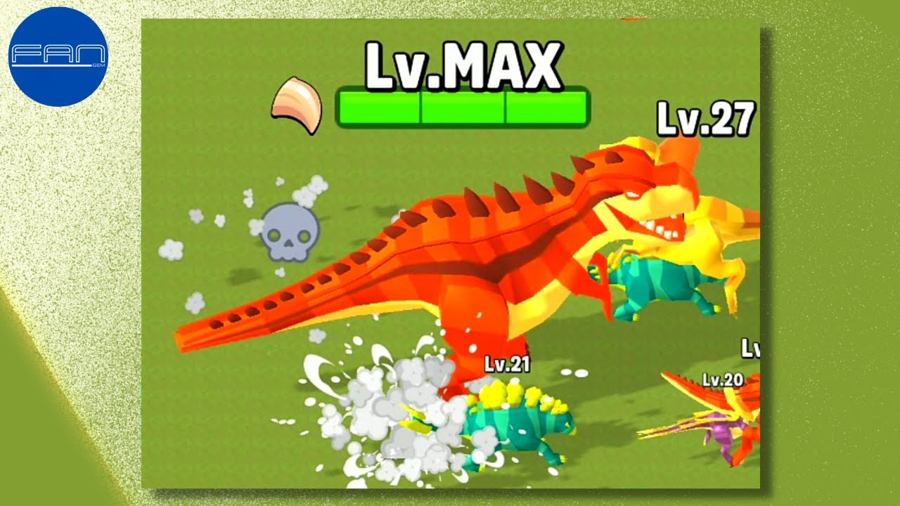 MAX LEVEL Merge DINOSAUR Craft Evolution - YouTube