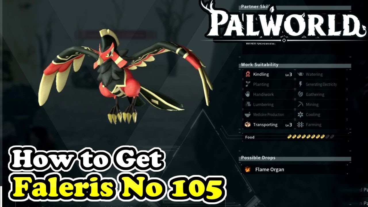 Palworld How to Get Faleris (Palworld No 105) - YouTube