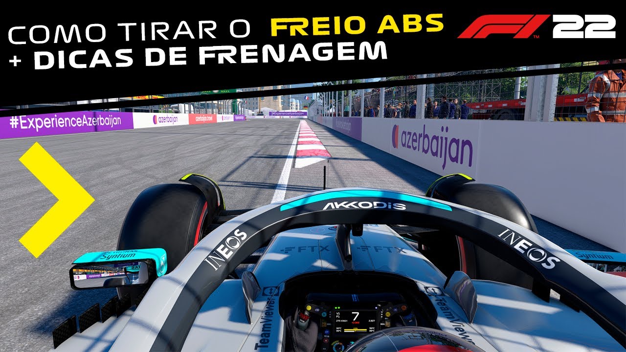 F1 22 - Como tirar o freio ABS + exemplos de frenagens corretas e ...