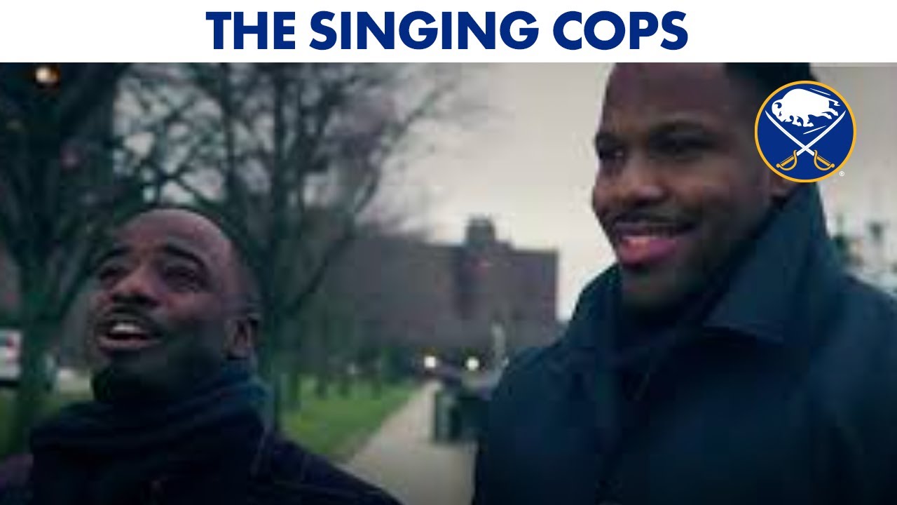 The Singing Cops National Anthems | Buffalo Sabres - YouTube