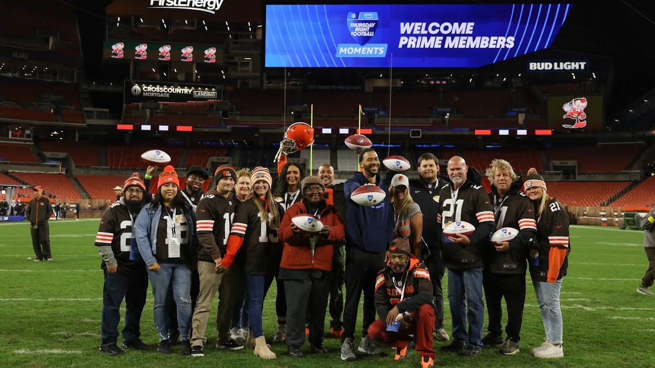 Amazon Prime Members VIP Gameday Experience for TNF | Cleveland Browns ...