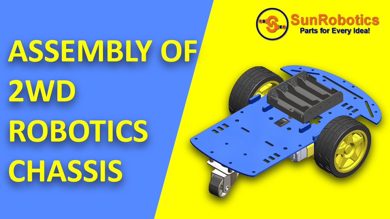 Assembly Video of 2WD Robotics Chassis With 4AA Battery Holder - YouTube