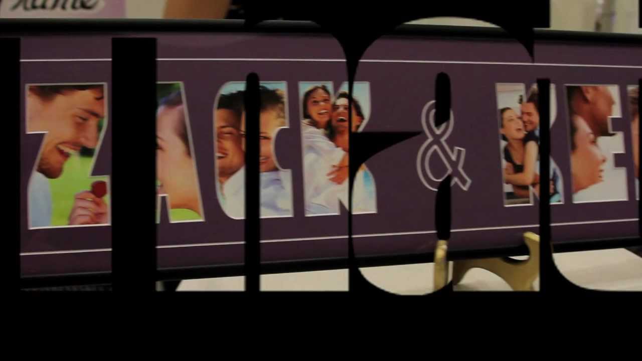 Personalized Photo Name Frame from Name That Frame - YouTube