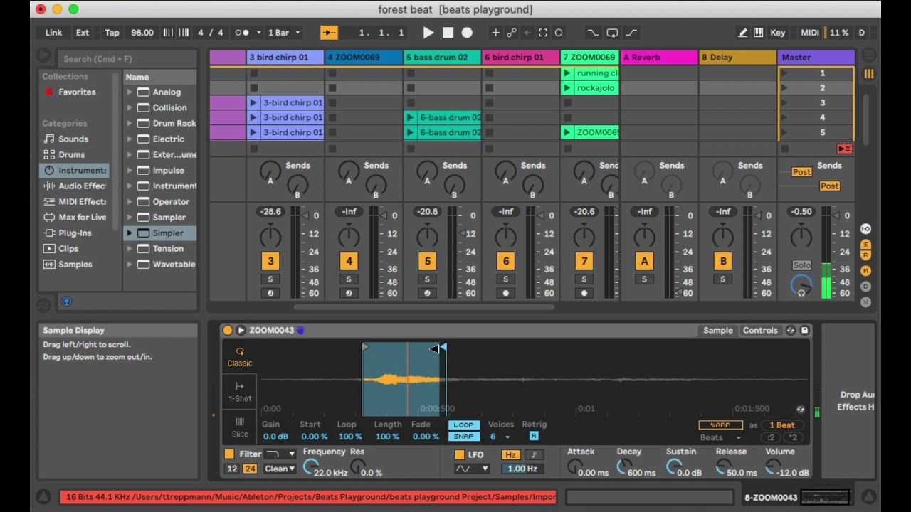 Making an instrument from a crow sample - YouTube