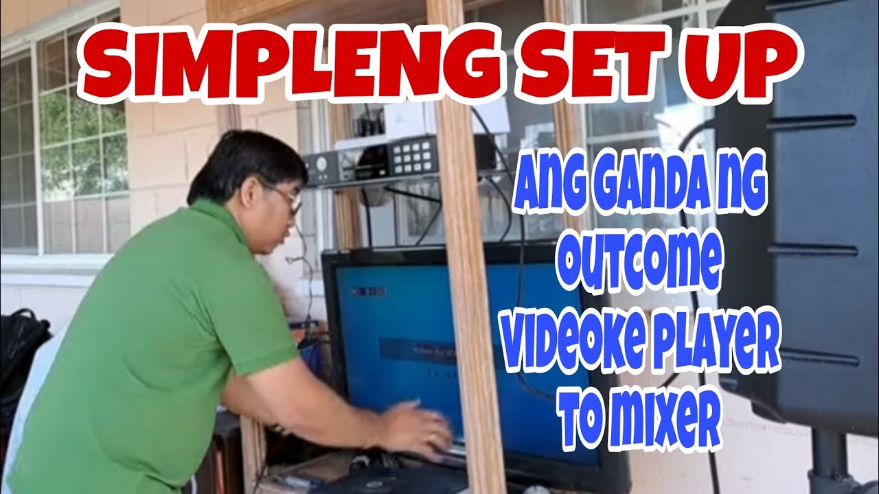 HOW TO SET UP VIDEOKE PLAYER TO MIXER - YouTube