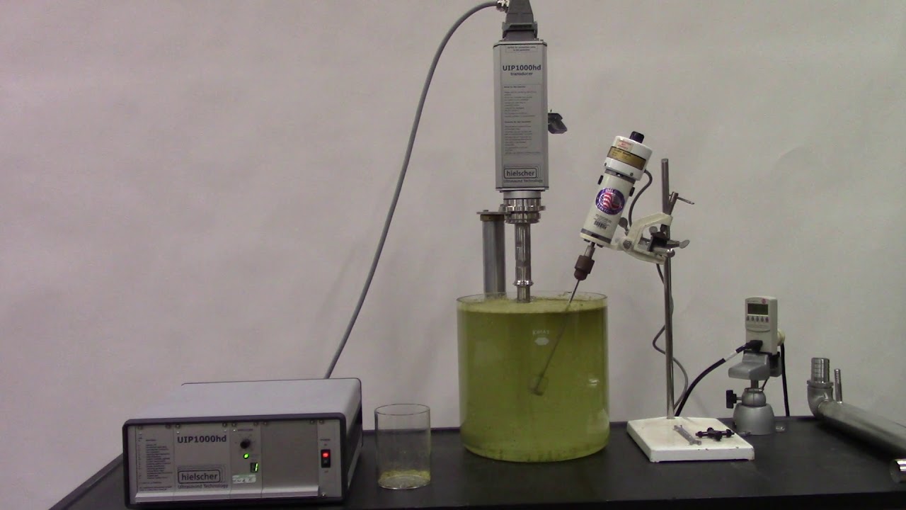 CBD Extraction Ultrasonic - YouTube