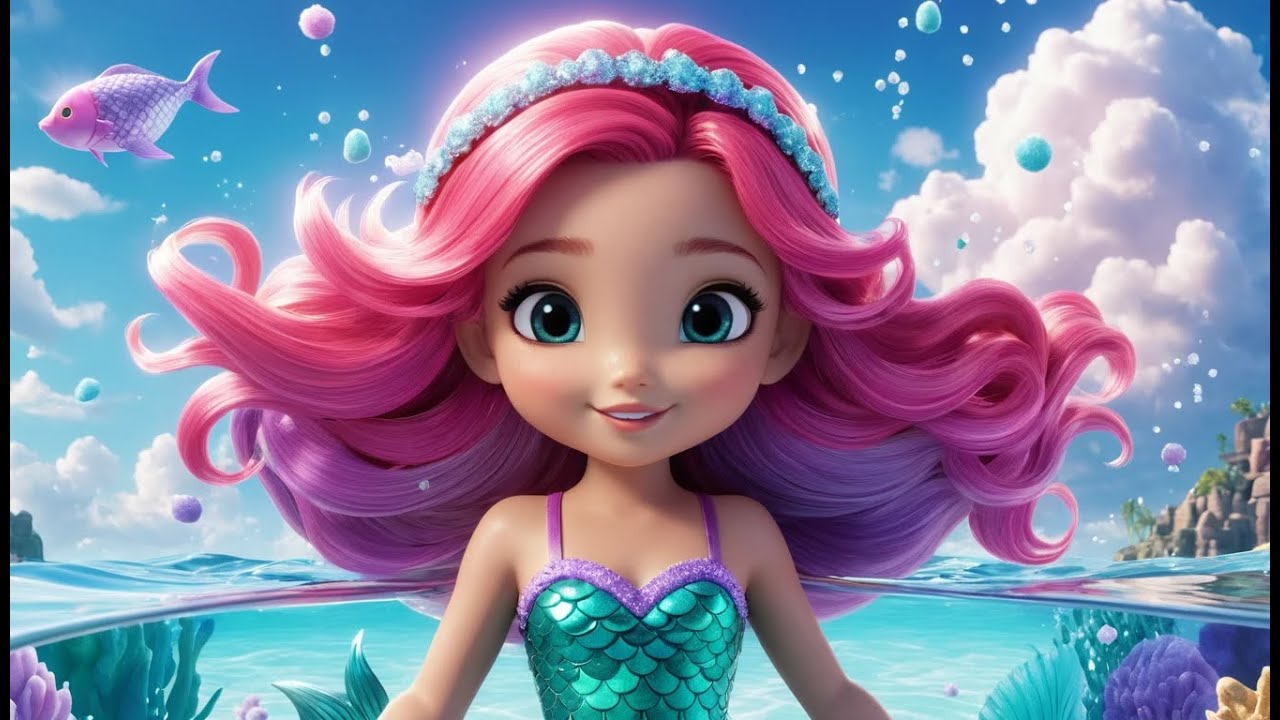 Mermaid Mia’s Cotton Candy Castle | Magical Sea Adventure Song for Kids ...