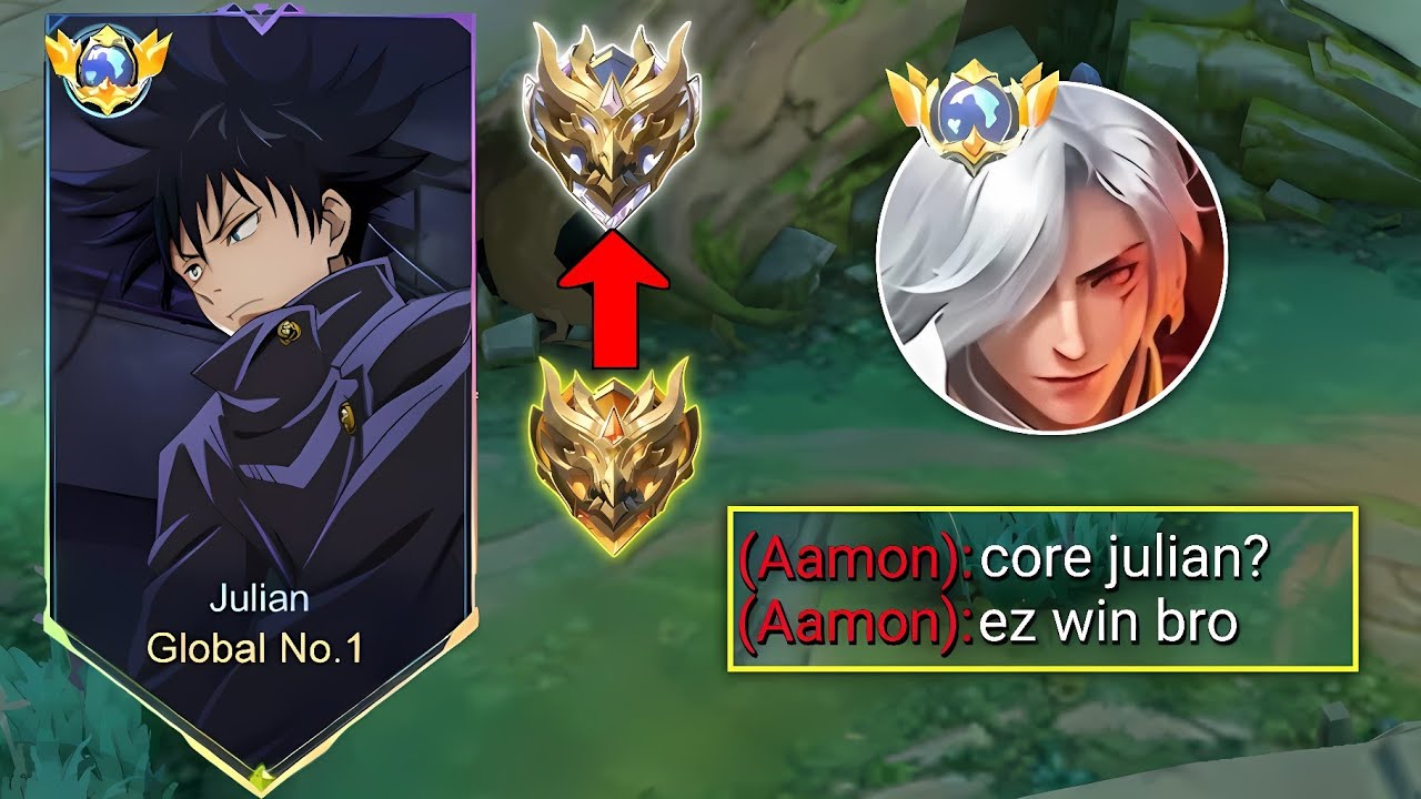 JULIAN VS PRO AAMON IN HIGH RANK!! (who win?) - JULIAN BEST BUILD AND ...