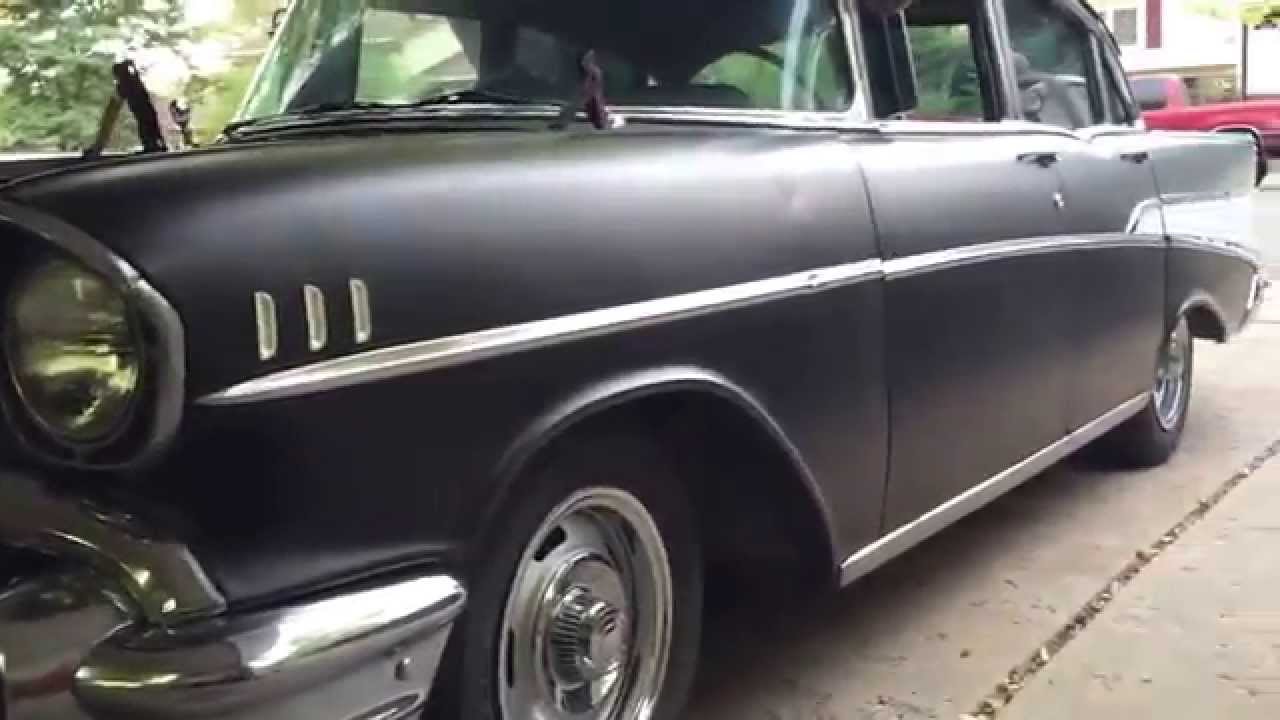 57 Chevy cobweb grill - YouTube