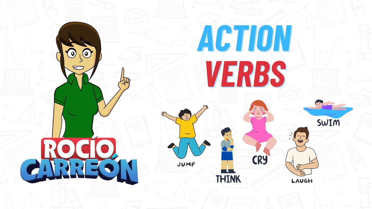 Action Verbs | Common Action Verbs in English | English Vocabulary with ...