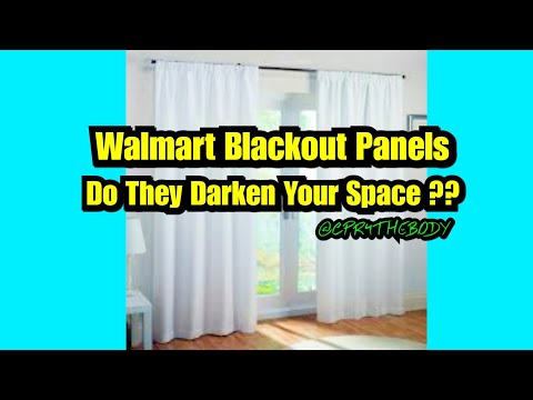 Walmart Blackout Panel Review..