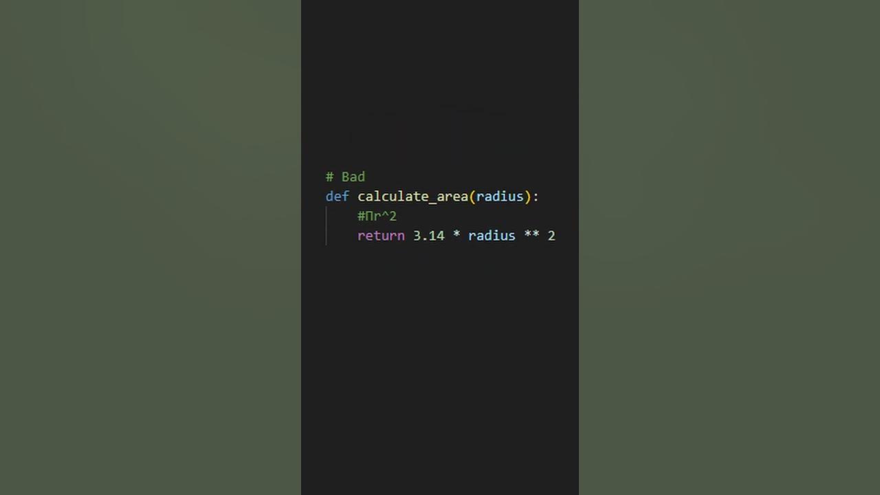 Programming Good Practices Tip 1 Programming Python Coding Goodpractice Youtube