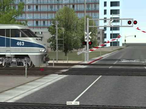 MSTS: Custom F59PHI 463 Horn - YouTube