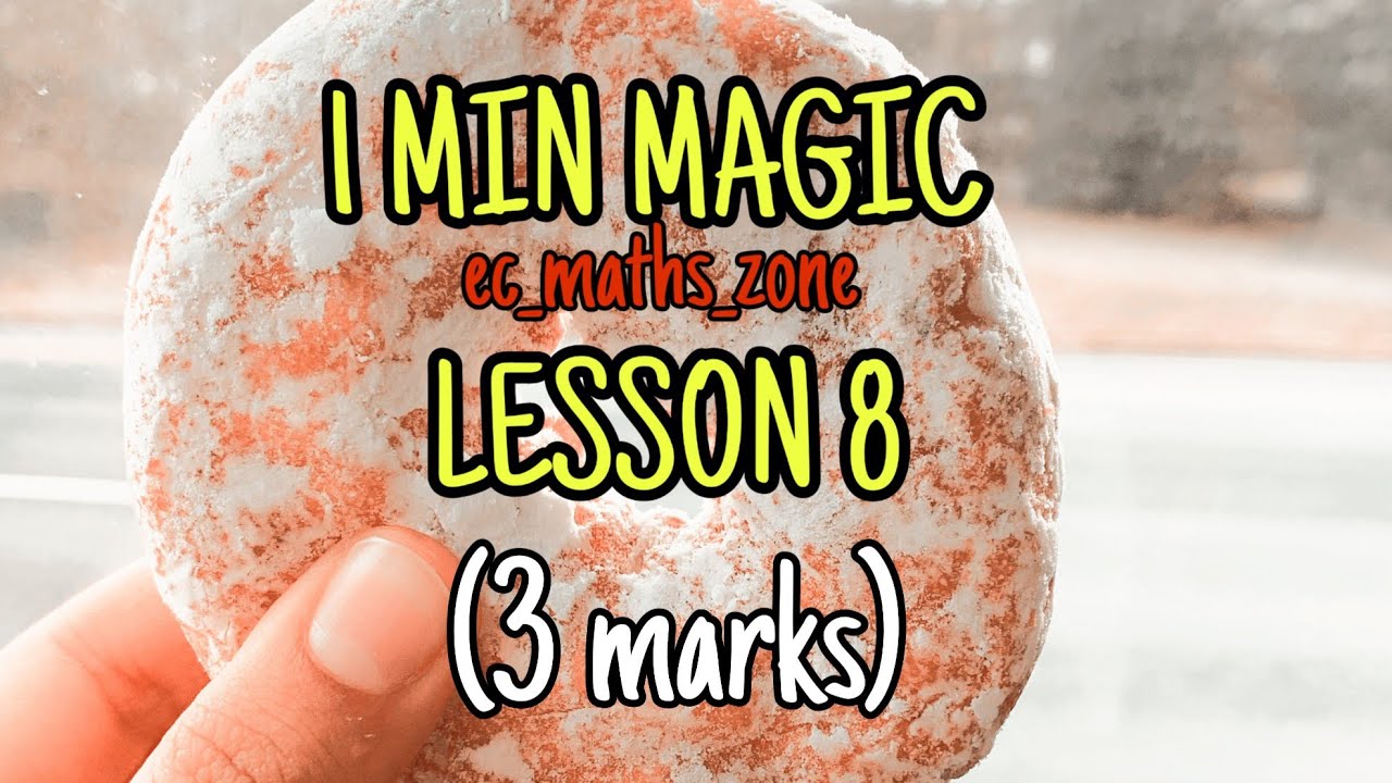 1 MIN MAGIC LESSON 8 - YouTube