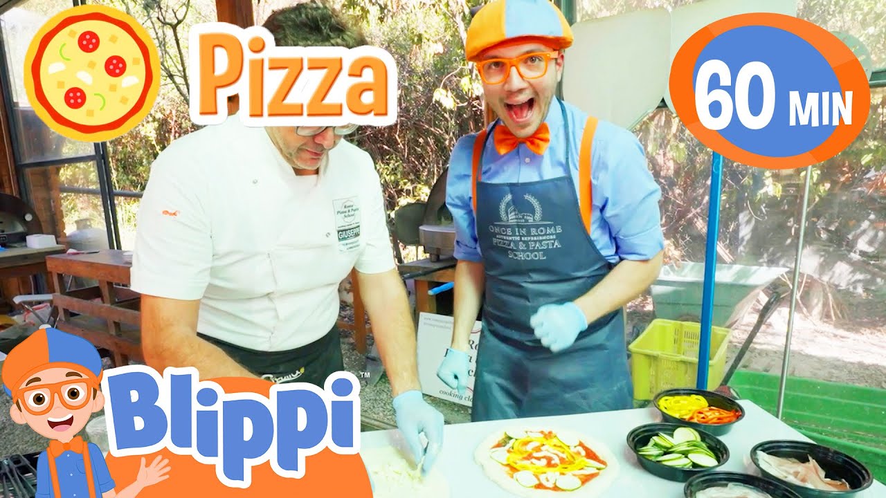 Learn to make Pizza with Blippi | Fun with Blippi! | Blippi Educational ...