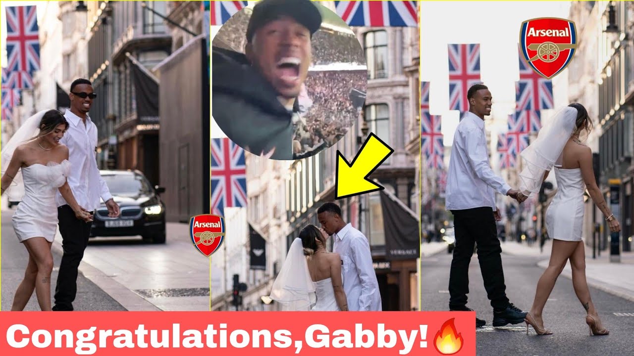 Congratulations Gabby!👏Arsenal Defender Gabriel Magalhaes Marries ...
