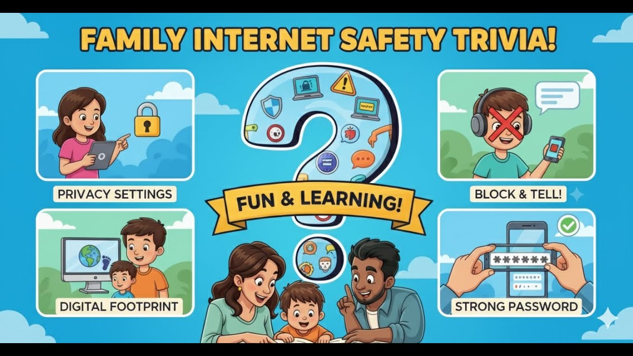 INTERNET SAFETY TRIVIA! 🛡️💻 Kids & Parents Cyber Security Quiz | Stay ...