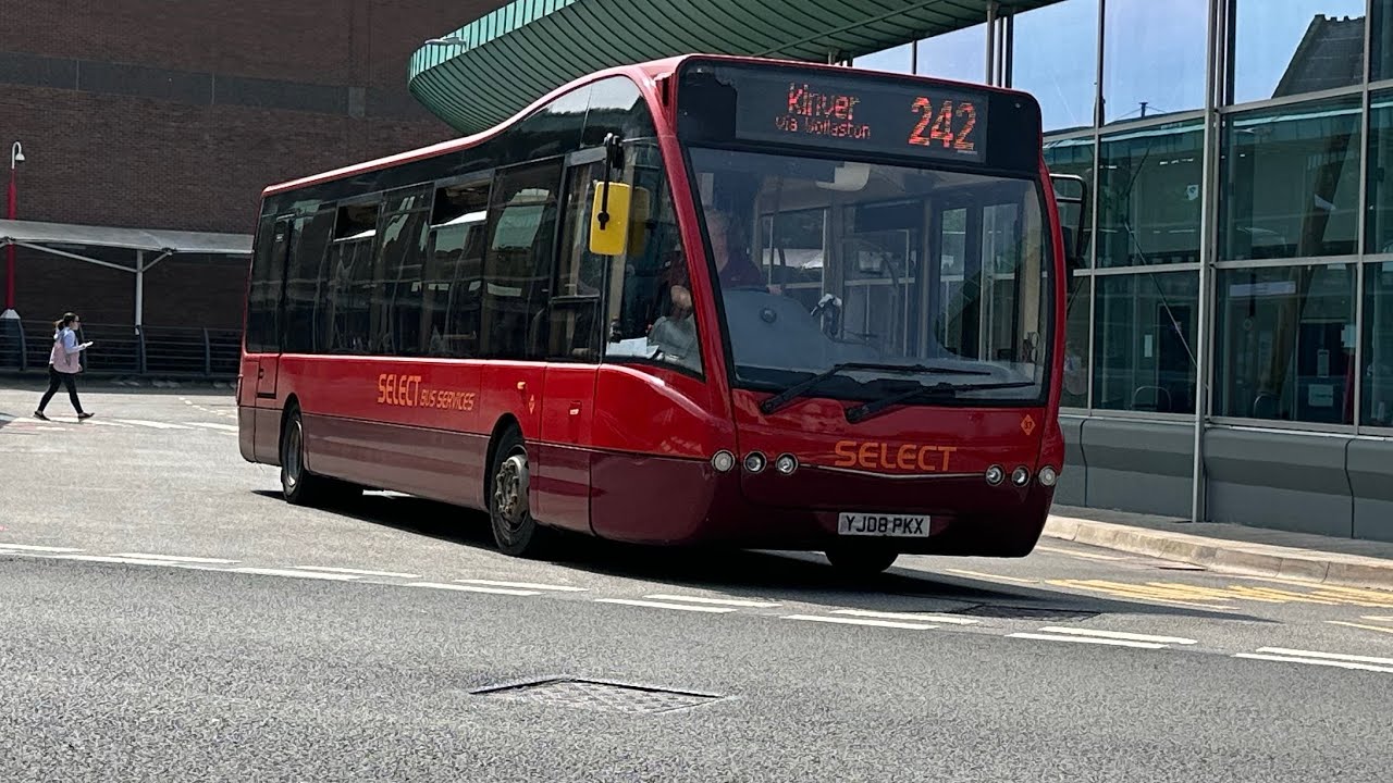 Select Bus Services 37 Optare Versa V1100 YJ08 PKX - YouTube
