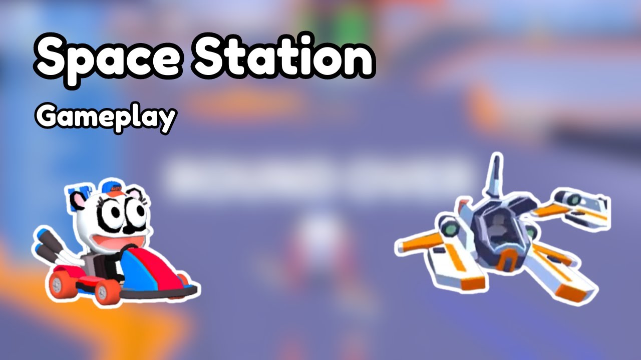 NEW PLACE, SPACE STATION!! IT'S THE BIGGEST PLACE AT SMASH KARTS. - YouTube