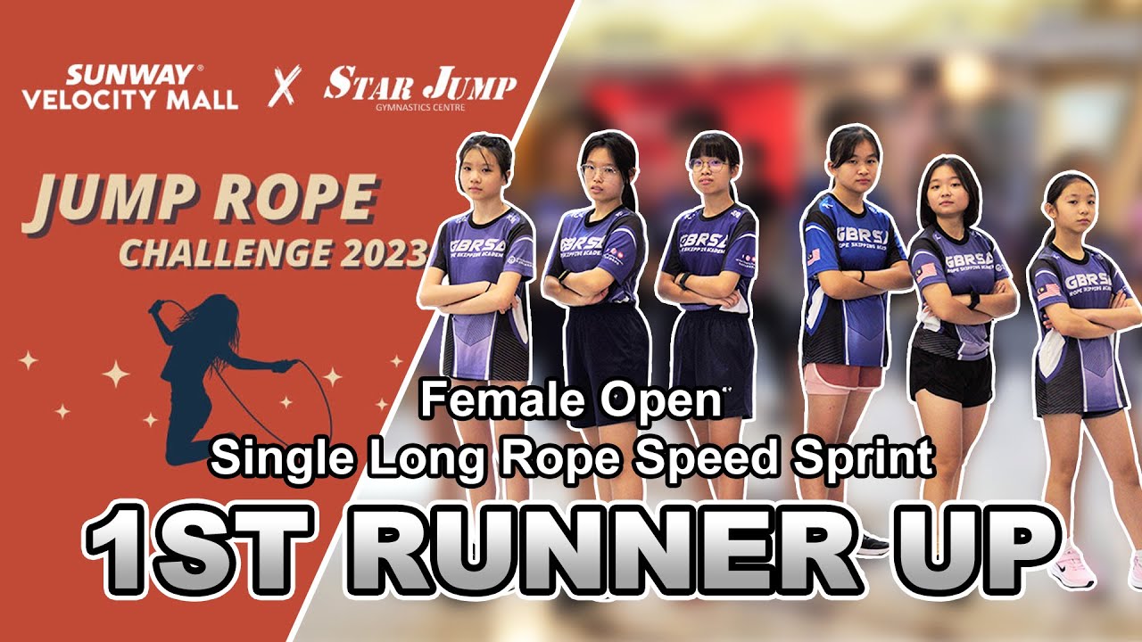 【Jump Rope Challenge 2023, Sunway Velocity】Female Open, Single Long ...