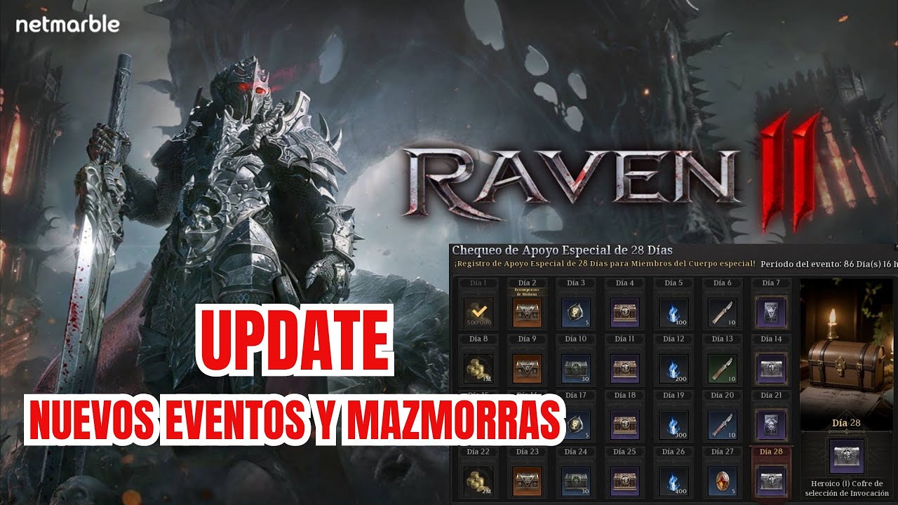 Raven 2 ⚔️ Update 04/11/2025 💎 Nuevos EVENTOS y MAZMORRAS - YouTube