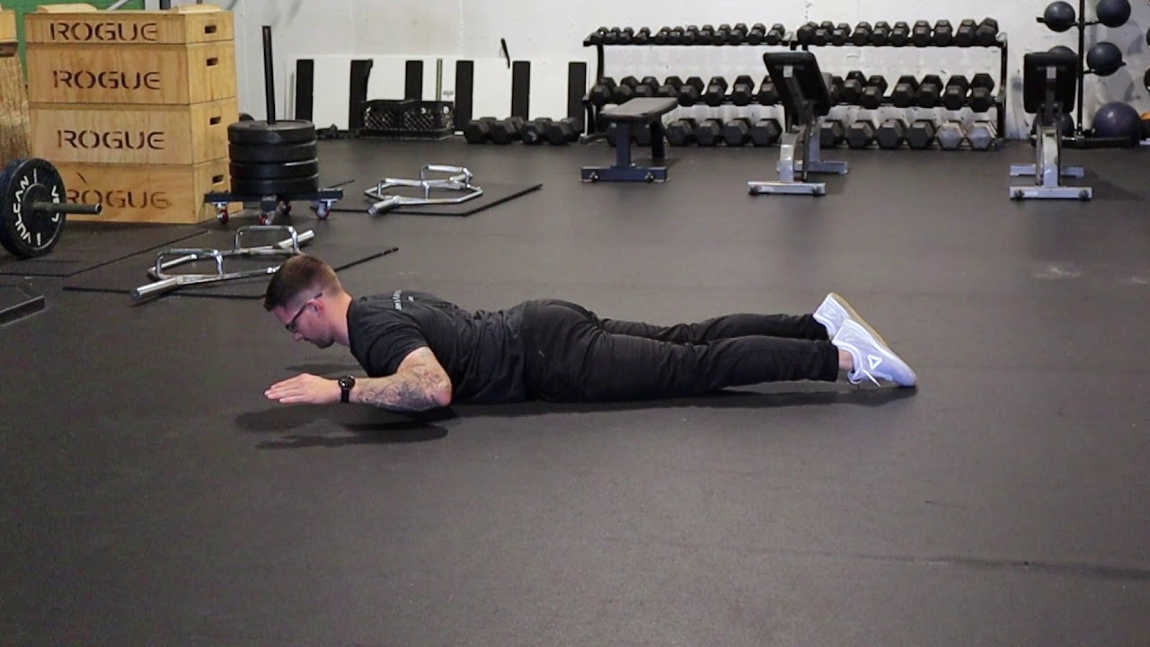 Prone Thoracic Extension - YouTube