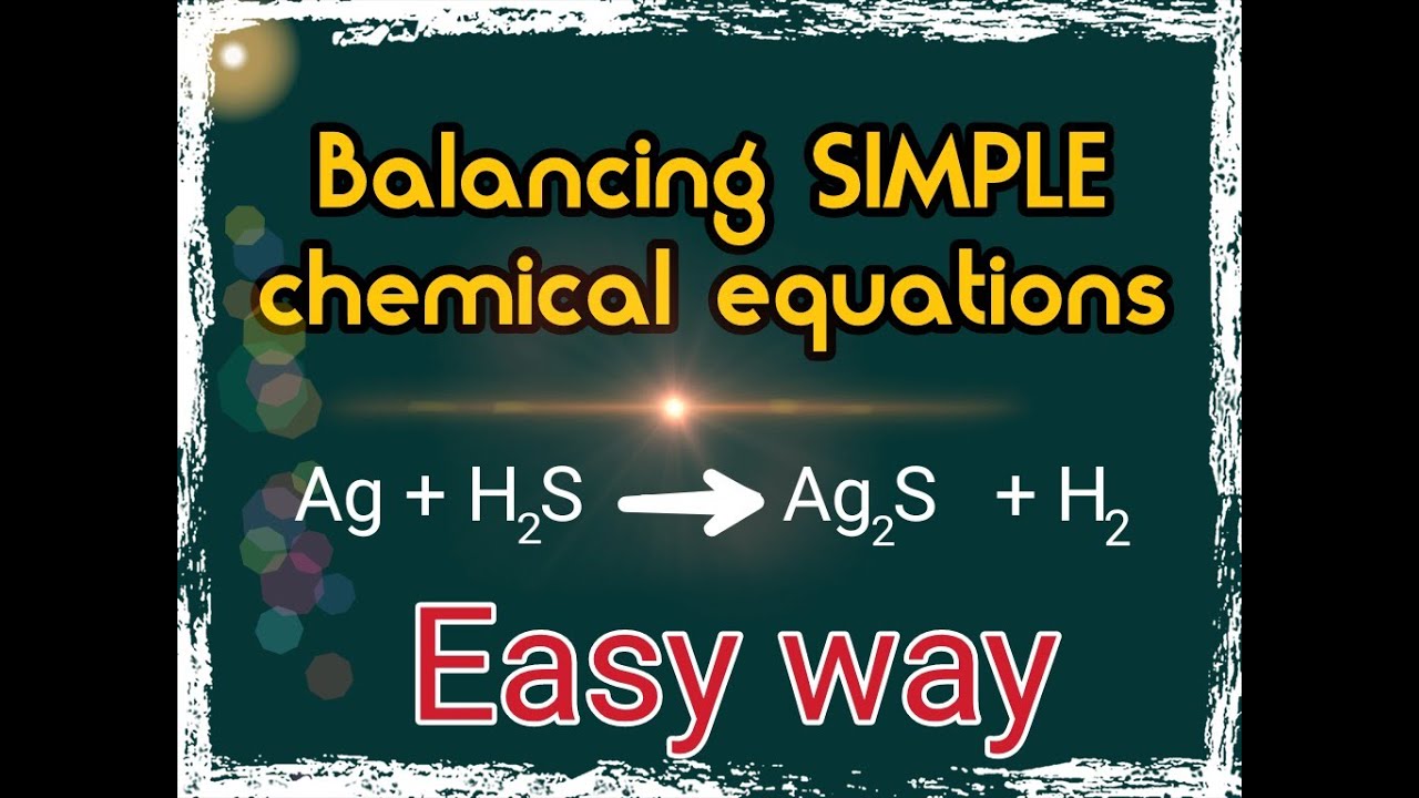 How to balance chemical equations - Part I - YouTube