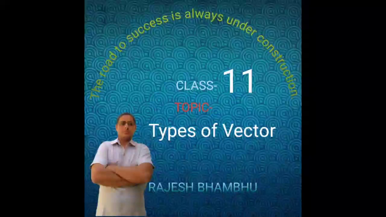 Class 11 Unit-2#16 Types of Vector. - YouTube