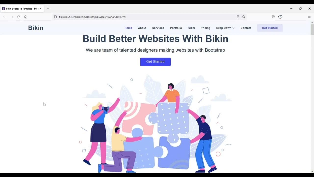 How to Use a Website Template in an ASP.NET MVC Project - YouTube