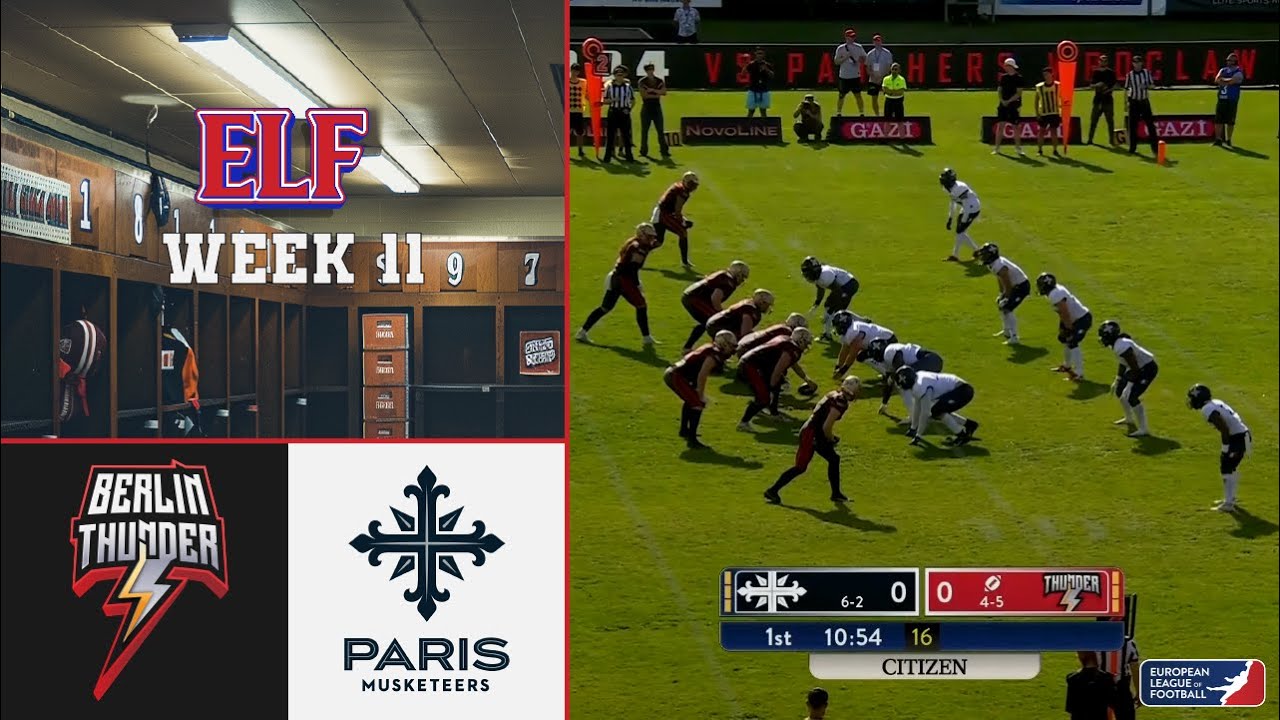 Paris Musketeers VS Berlin Thunder - Highlights ELF | Week 11 - YouTube
