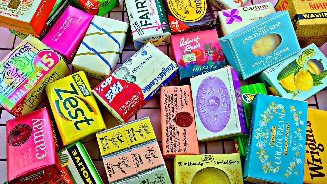 Retro Soap unpacking|Soap Haul| Satisfying video|No talking|Асмр ...