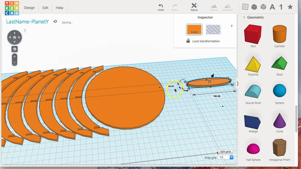 Scale Planet Model Laser Cutter, Tinkercad, Skeleton, Frame1 - YouTube