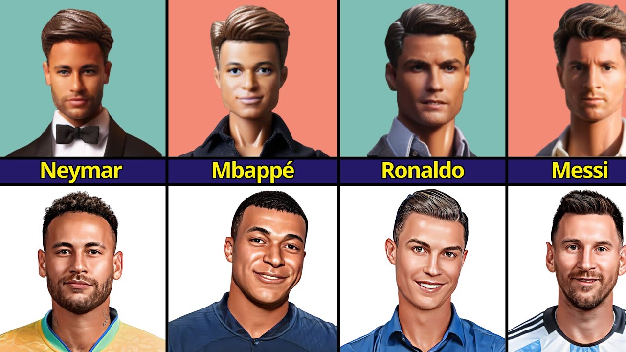 Famous Football Players in KEN Version - YouTube