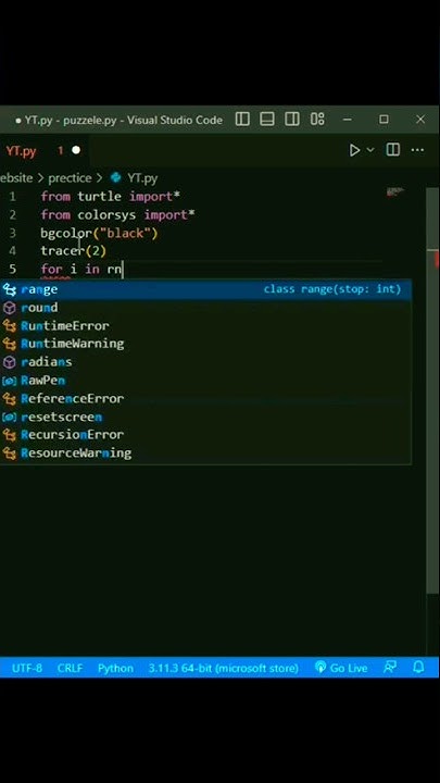 Wonderful graphics design by python | Python for beginners | Python turtle module | #shorts # ...