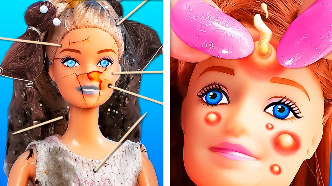 Pregnant Dolls Come to Life | Fashion Makeover for Barbie Doll - YouTube