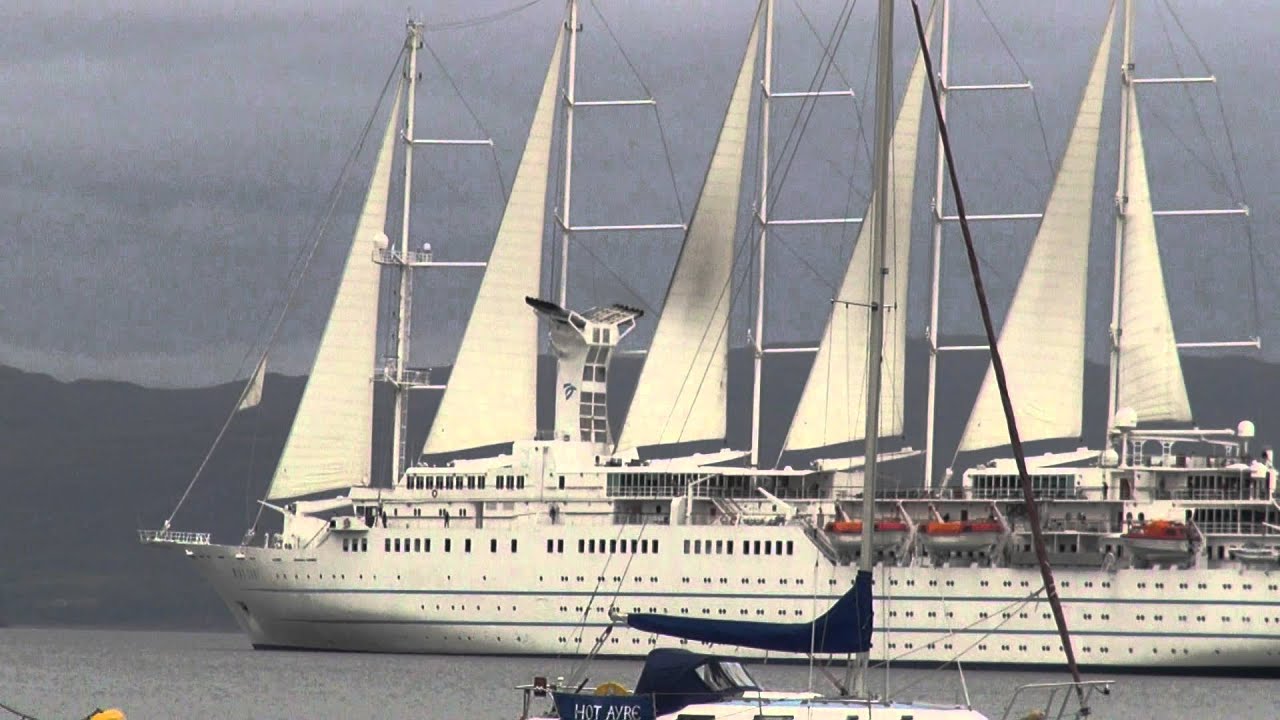 mv wind surf leaving tobermory - YouTube