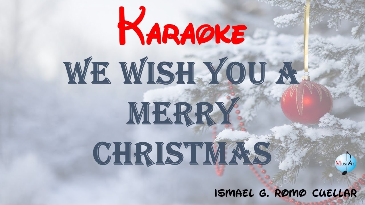We wish you a merry christmas - Pista Letra Español - inglés - YouTube