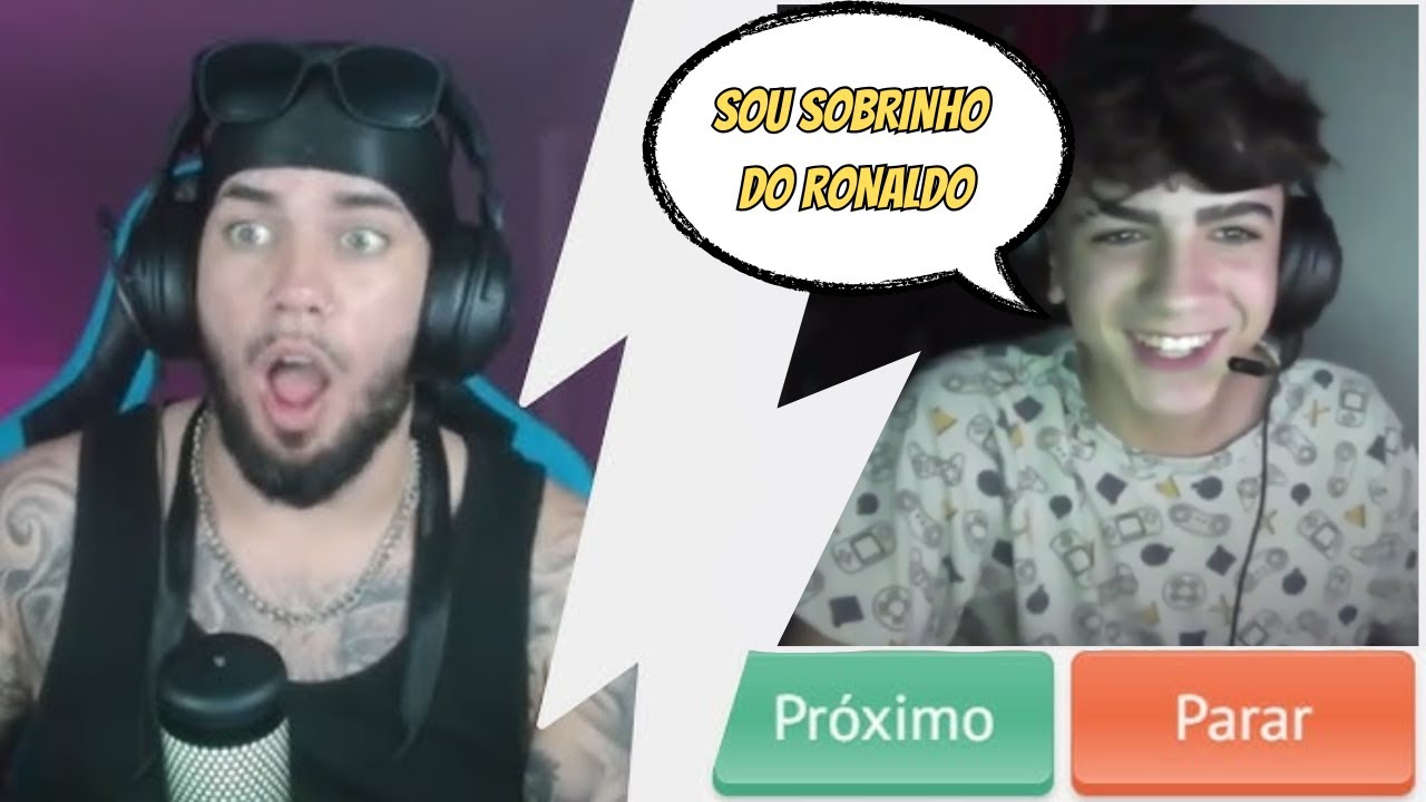 Rayder encontra sobrinho do Ronaldo no CHATPT - YouTube
