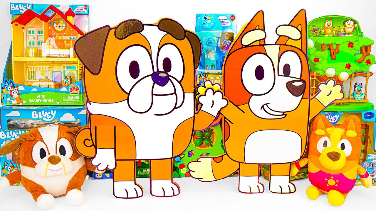 Bluey Toy Collection Unboxing Review 🐾 Mystery Winton Box & Mystery ...