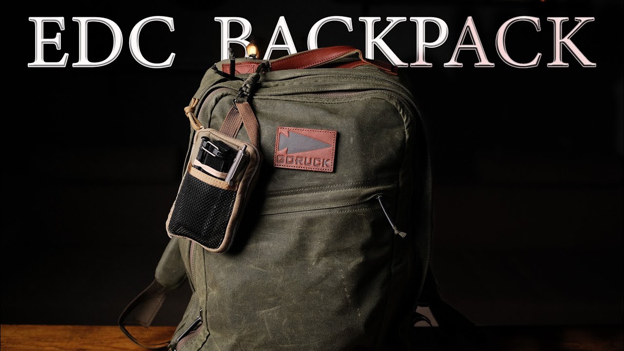 EDC BACKPACK | EVERYDAY CARRY BACKPACK LOAD OUT 2025 - YouTube