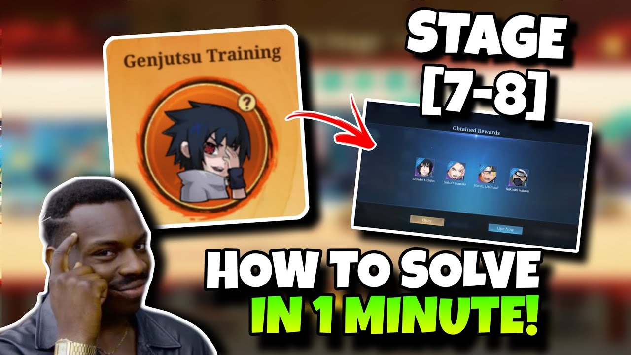 How to Solve Genjutsu Training in 1 Minute [Stage 7-8] | MLBB x Naruto ...