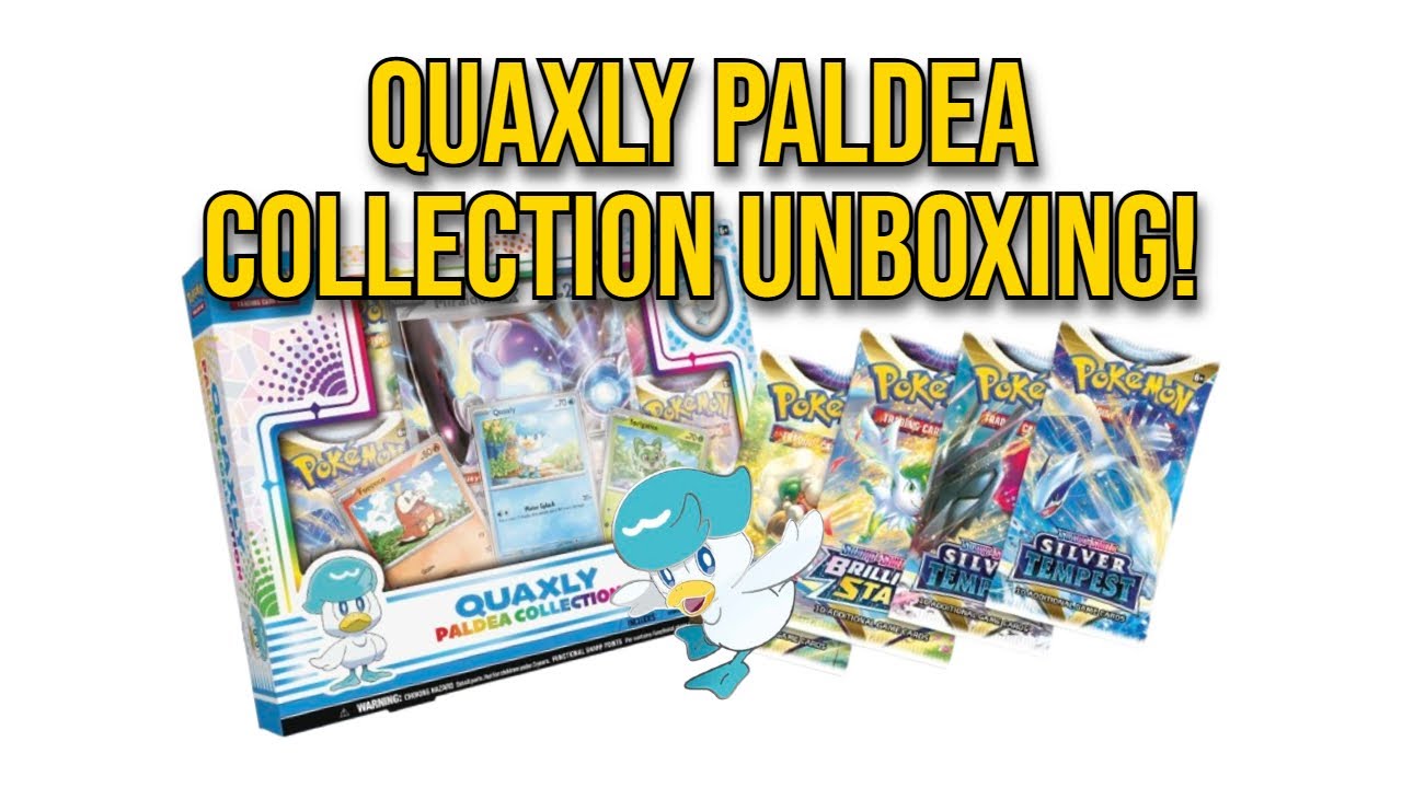 Quaxly Paldea Collection Unboxing - YouTube