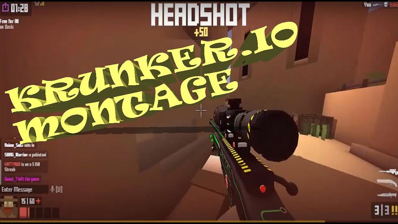 Krunker.io |😲 Best SNIPER ** Montage| Insane Kills😱 - YouTube
