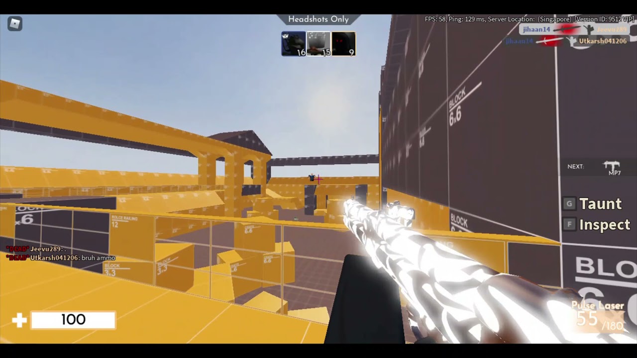 Pulse Laser tracking (Roblox Arsenal) - YouTube