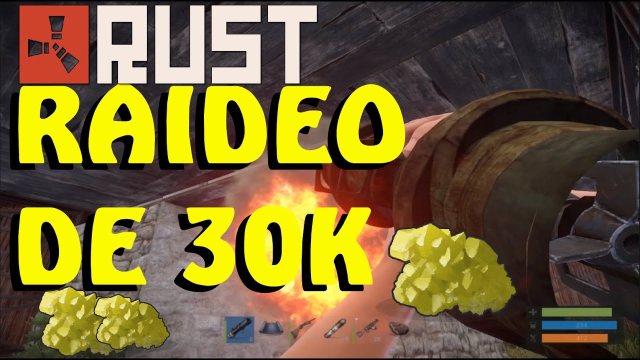 RUST RAIDEO DE 30K DE AZUFRE | SIANDER 25 - YouTube