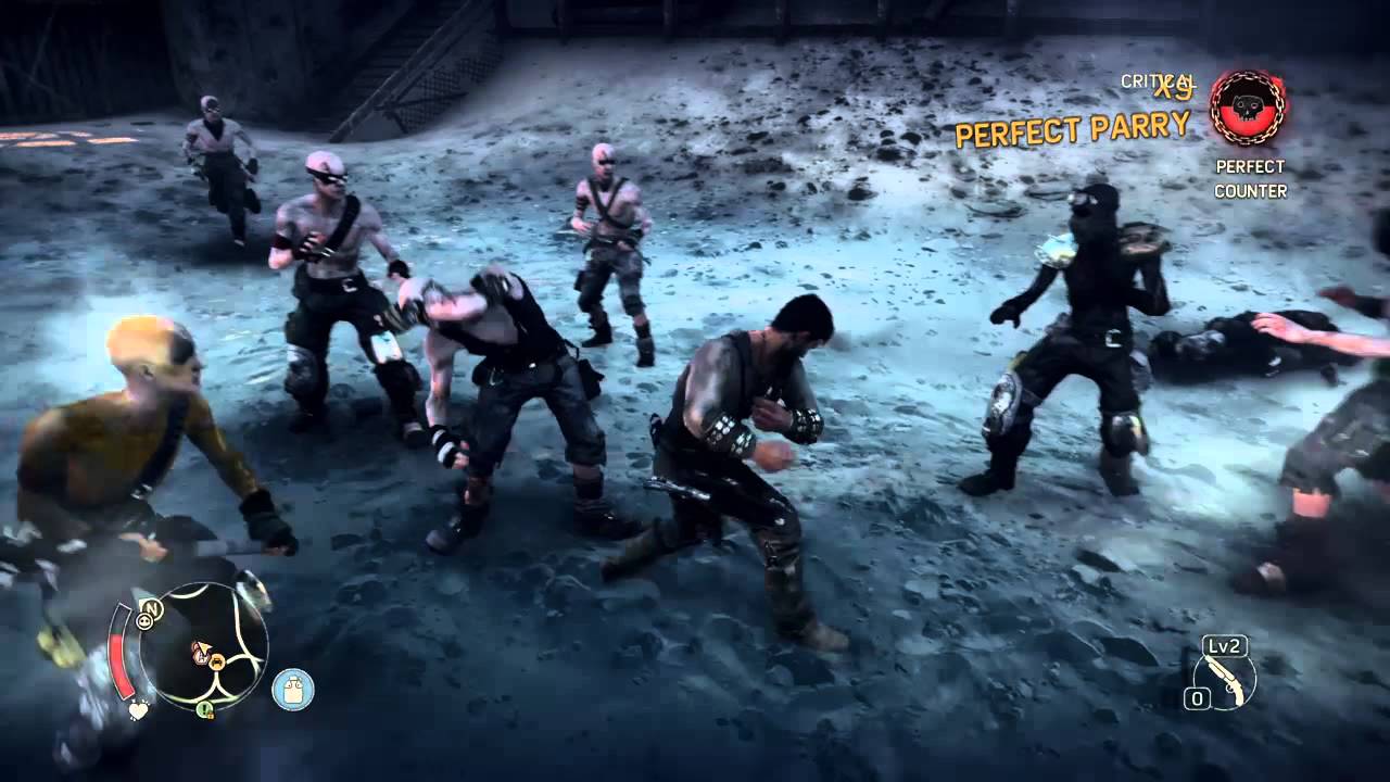 Mad Max: Melee Combat 12 Enemies & Fury Mode - YouTube