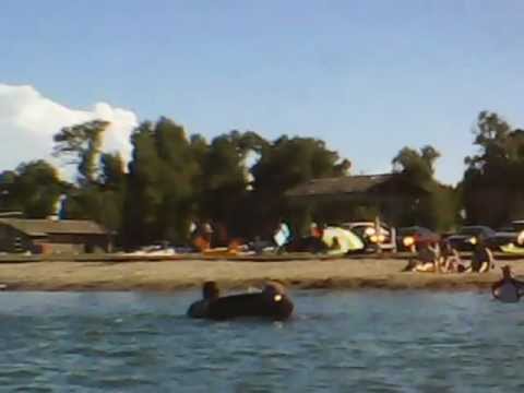 floating on rigby lake - YouTube