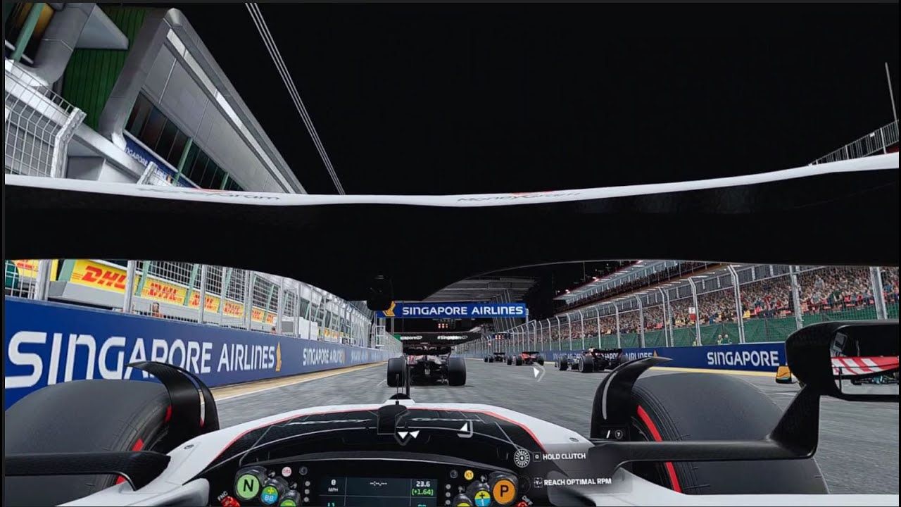 F123 VR - Quest 3 - a few overtakes in Singapore - YouTube