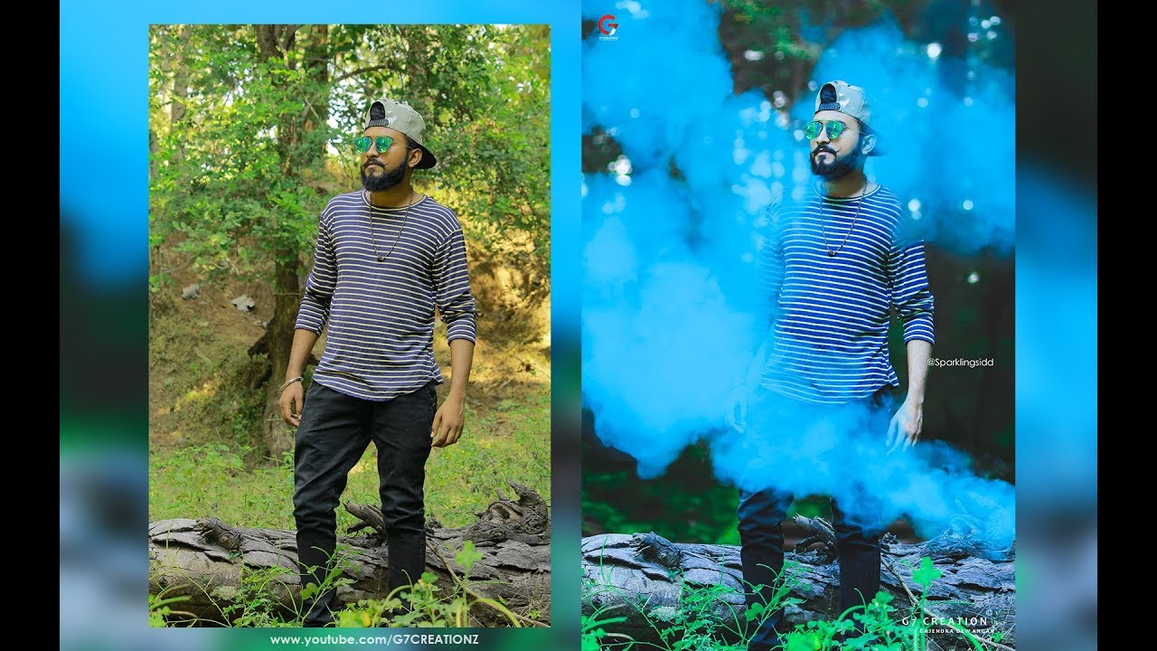 Smoke Bomb Realistic Manipulation - YouTube